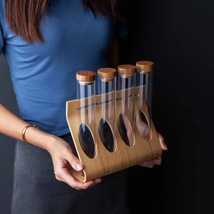 Glass Jar with Bamboo Lid - Sustainable Storage Solution