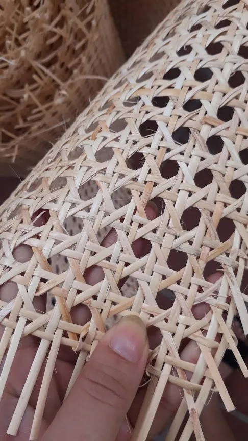Rattan Bleached - Cane Raw Material - Rattan Webbing Ms Sophie