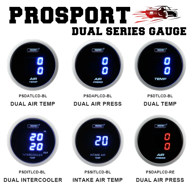 52mm Digital Air Suspension Gauge With Electronic Sensor Products from ...