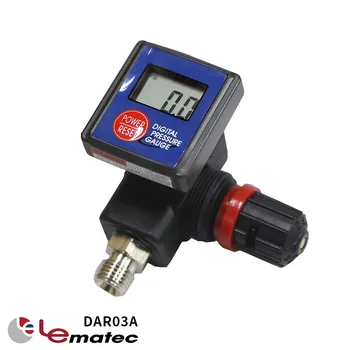 1/4inch Air Adjustable Pressure 160 Psi Mini Digital Pressure Gauge ...