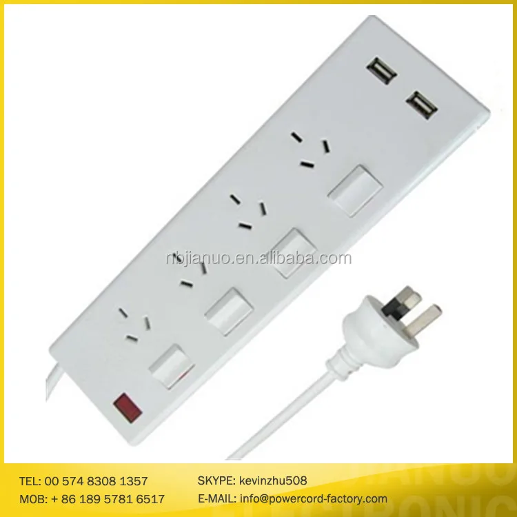 Saa Approval Australian Standard Extension Socket With Mold Plug,10a ...