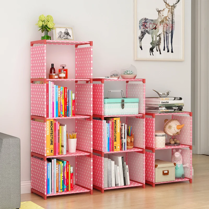 Folding And Movable Bookcase With Ladder - Buy Movable Bookcase,Folding ...