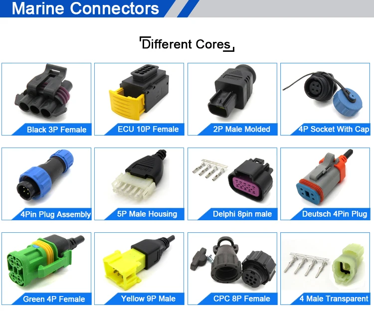 Marine Waterproof Military Connector Power Waterproof Connector - Buy ...
