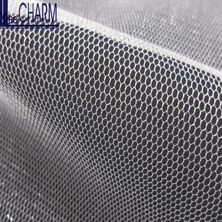 LCSH517 50D Taiwan 100% Polyester Hexagon Weave Fabric