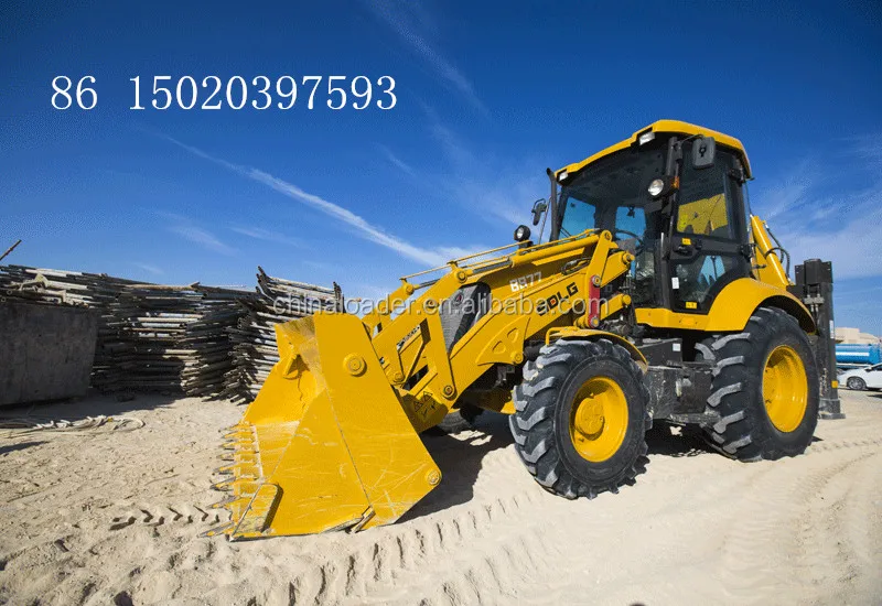 8 Ton Backhoe Loader Sdlg Brand B877 Construction Machinery For Gold ...