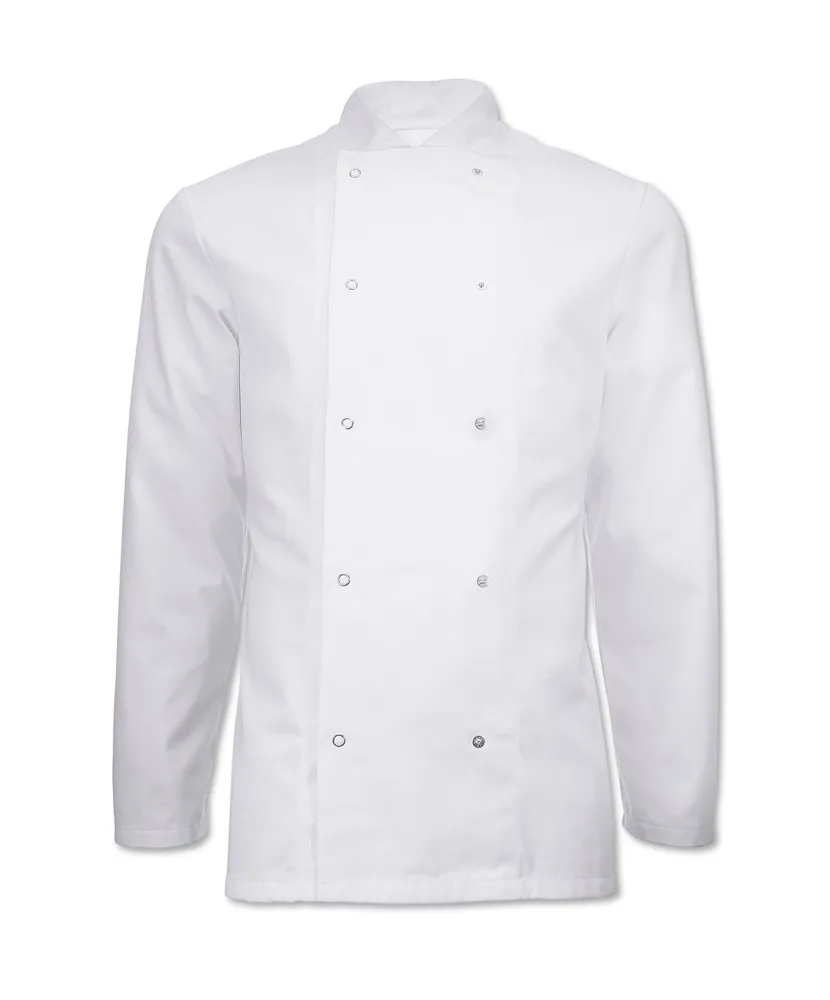 Unisex White Double-Breasted Chef Uniform Coat/Jacket Stylish Chef Wear ...