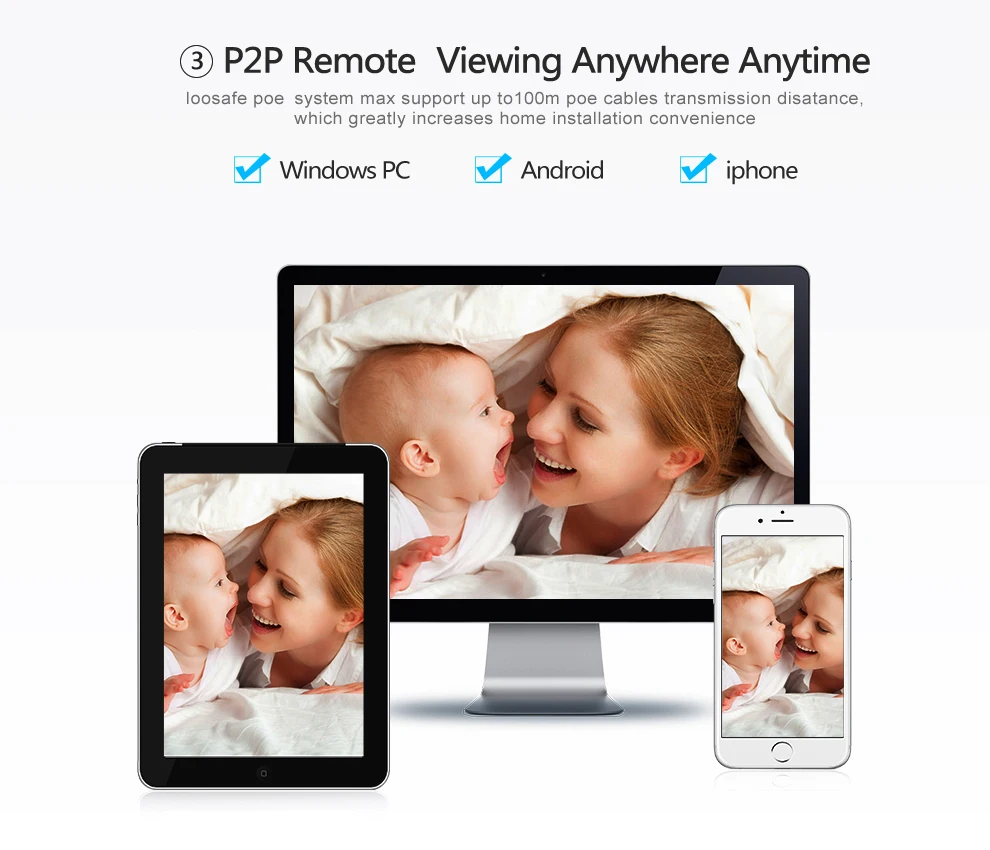 8 Channel H.264 NVR CCTV IP Cameras - Secure Your Home