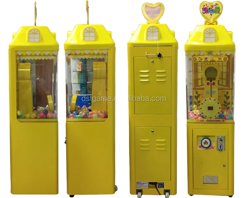 New Lollipop Candy Vending Machine Coin Push Catch Candy Prize Vending ...