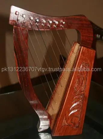 Customized 27-String Irish Harp in Rosewood - OEM Available
