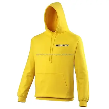 Men's Yellow Security Hood /oxford Reflective Yellow Security Jacket ...