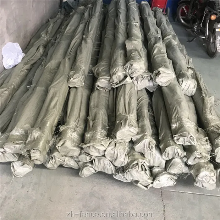 12 Foot Metal Steel Fence Posts with Green - Durable & Safe