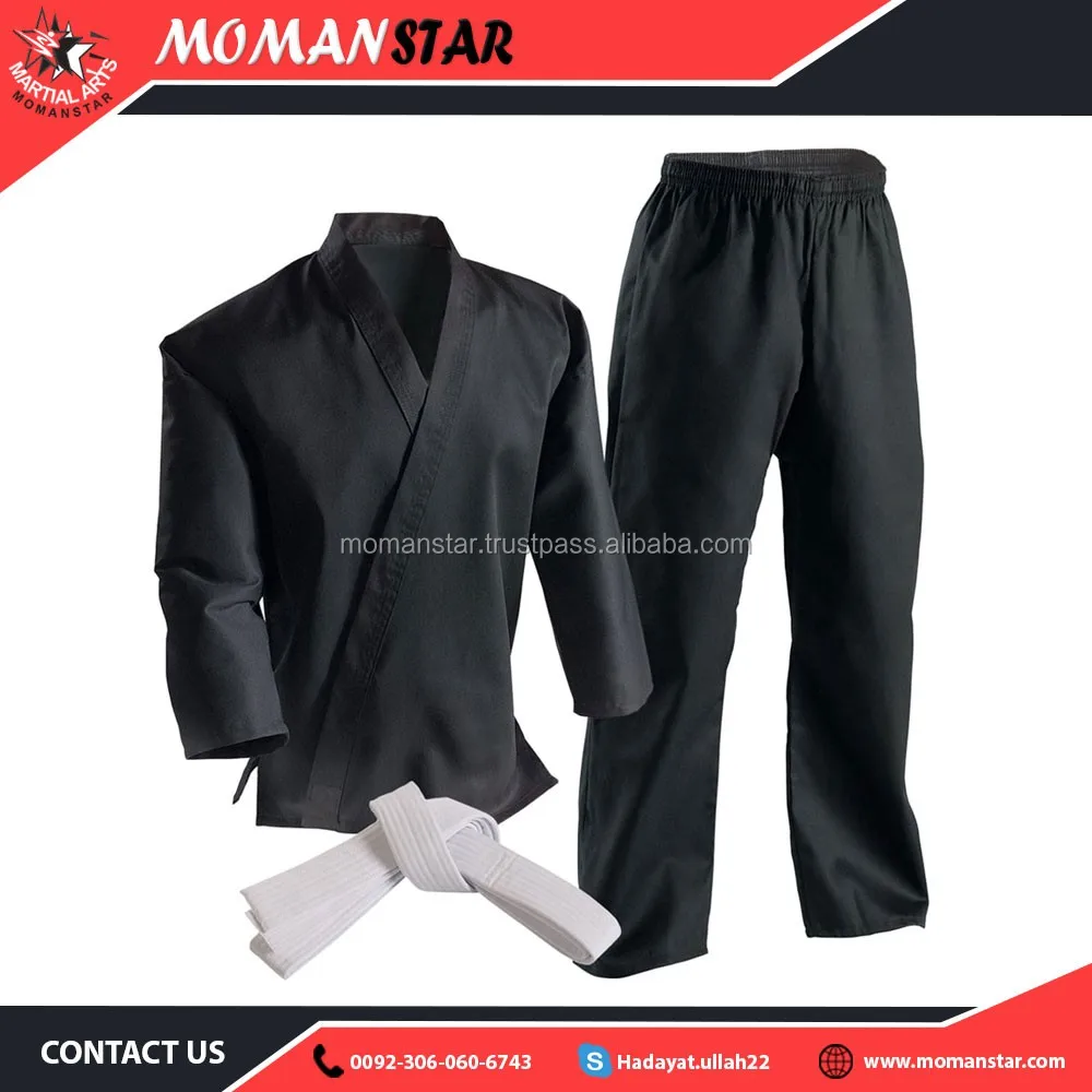 14 Oz Canvas Karate Uniform / Heavy Weight Karate Gi For Competition ...