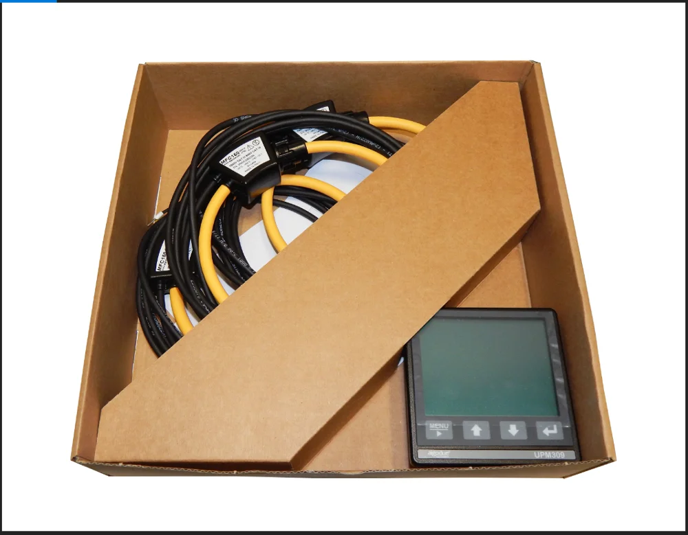 Three-phase Network Analyzer 96x96 Ethernet With 3pcs Mfc150 Rogowski Coils Made In Italy Power ...