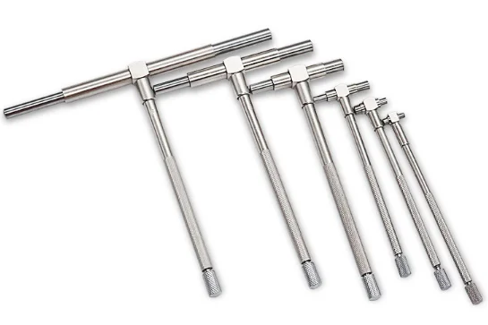 6pcs Precision Adjustable Telescoping Gauge Set 8-150mm