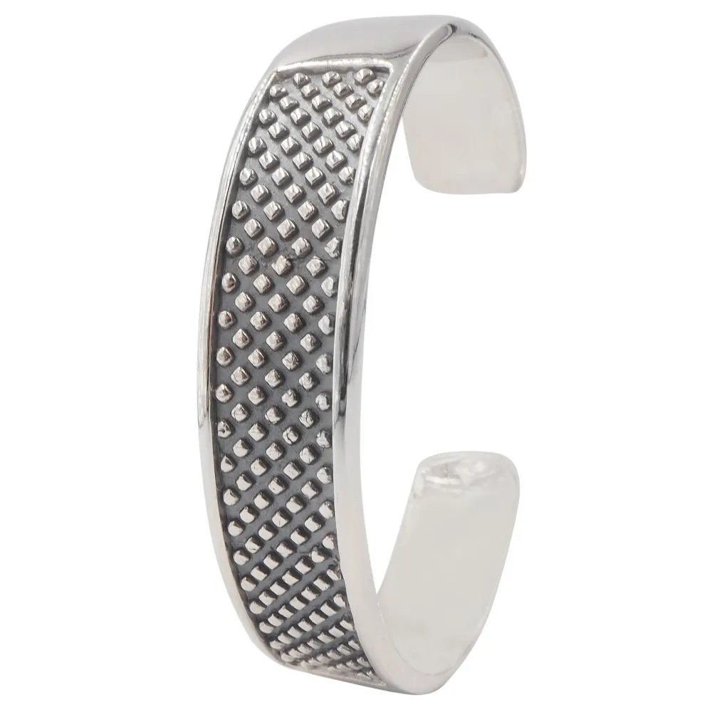 Sterling Silver Bangle For Men Heavy Style Wholesale Bangle With ...