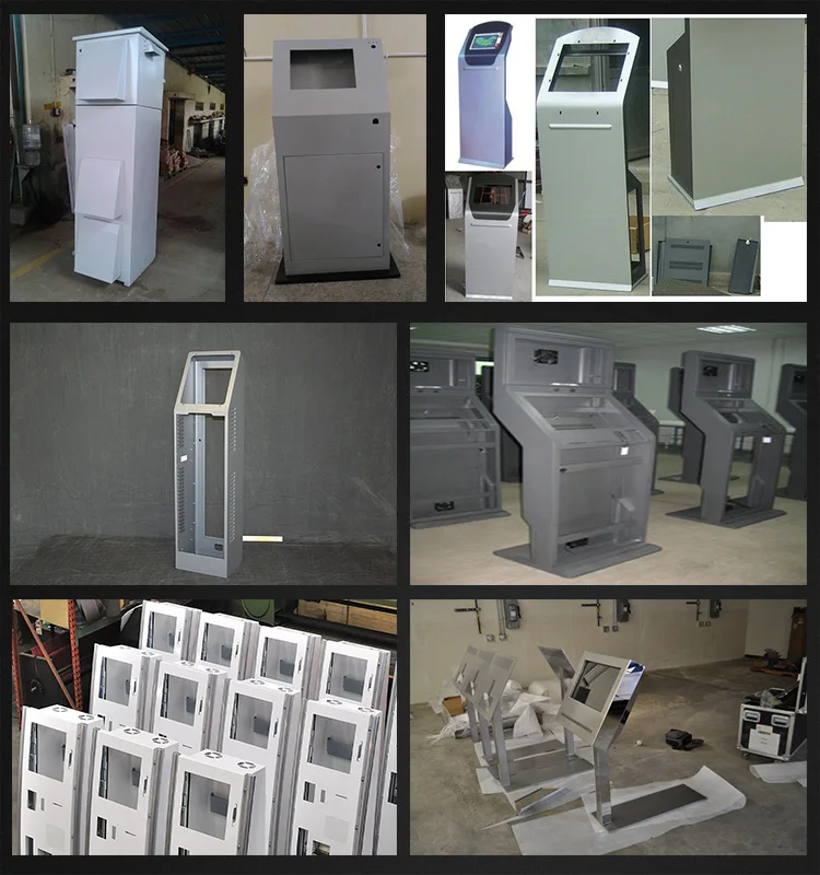 Custom Sheet Metal Indoor and Outdoor ATM Enclosure Kiosk Cabinet ...