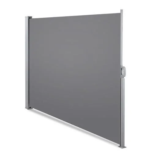 Retractable Side Awning Carport Blind Privacy Screen - 1.8 X 3m - Grey ...