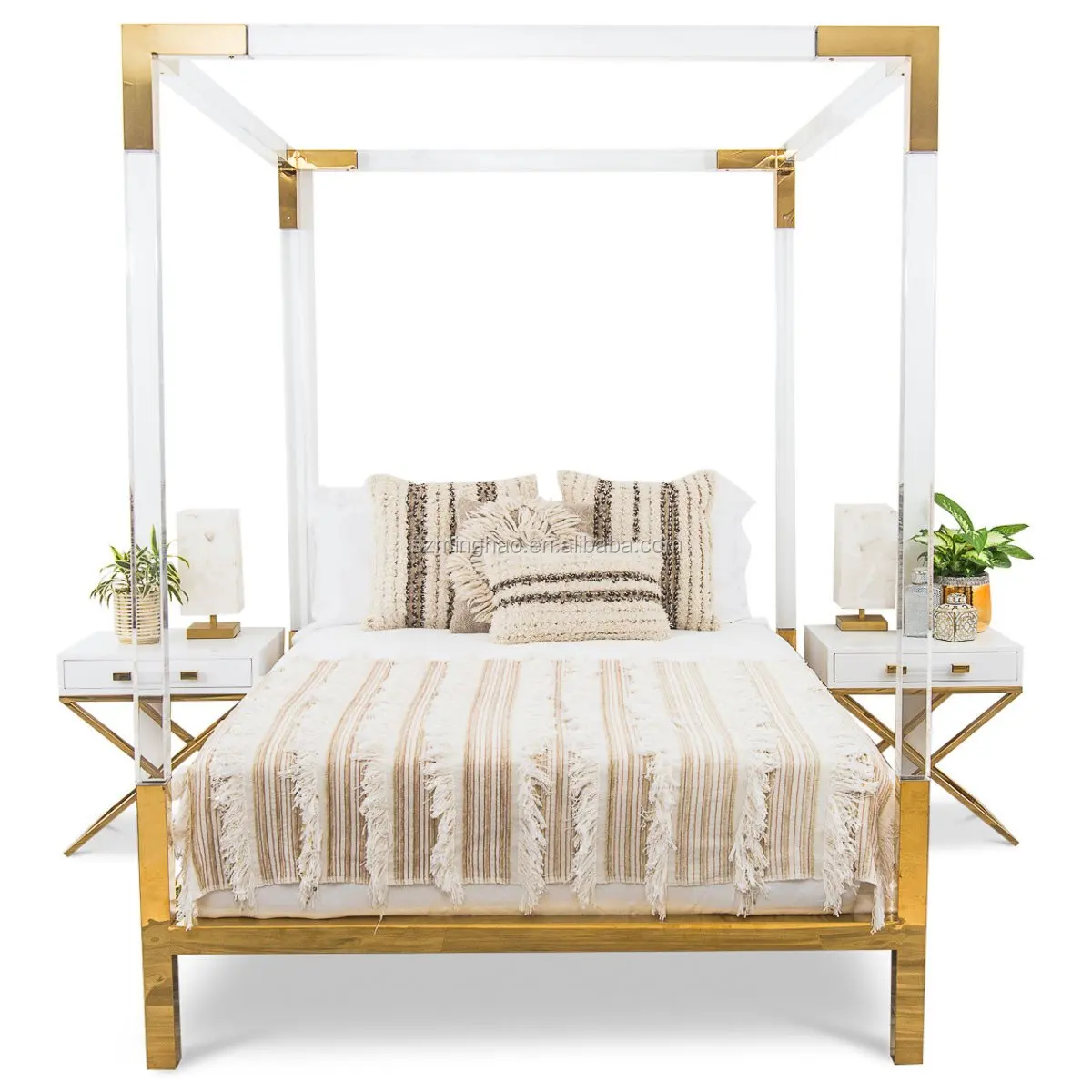 New 2018 Acrylic Clear Bed Frame Lucite Bed - Elegant & Durable