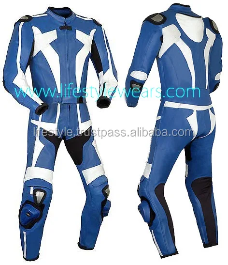 One Piece Motorcycle Leather Suit White Leather Motorcycle Suit Leather ...