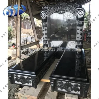 Double Head Ledger Monument Custom Design Tombstone - Buy Double Heart ...