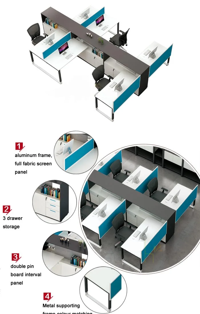 2018 Latest Office Table Designs Office Partition Workstations Desk ...