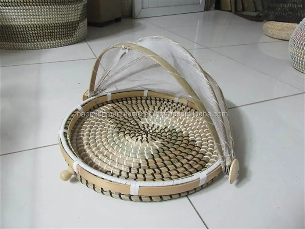 Colorful Bamboo Food Covers - Sustainable & Customizable