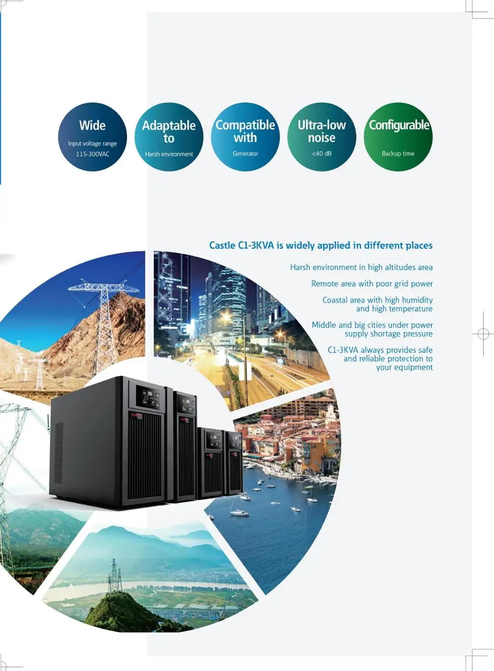 SANTAK Castle Series UPS - Reliable Power for Security