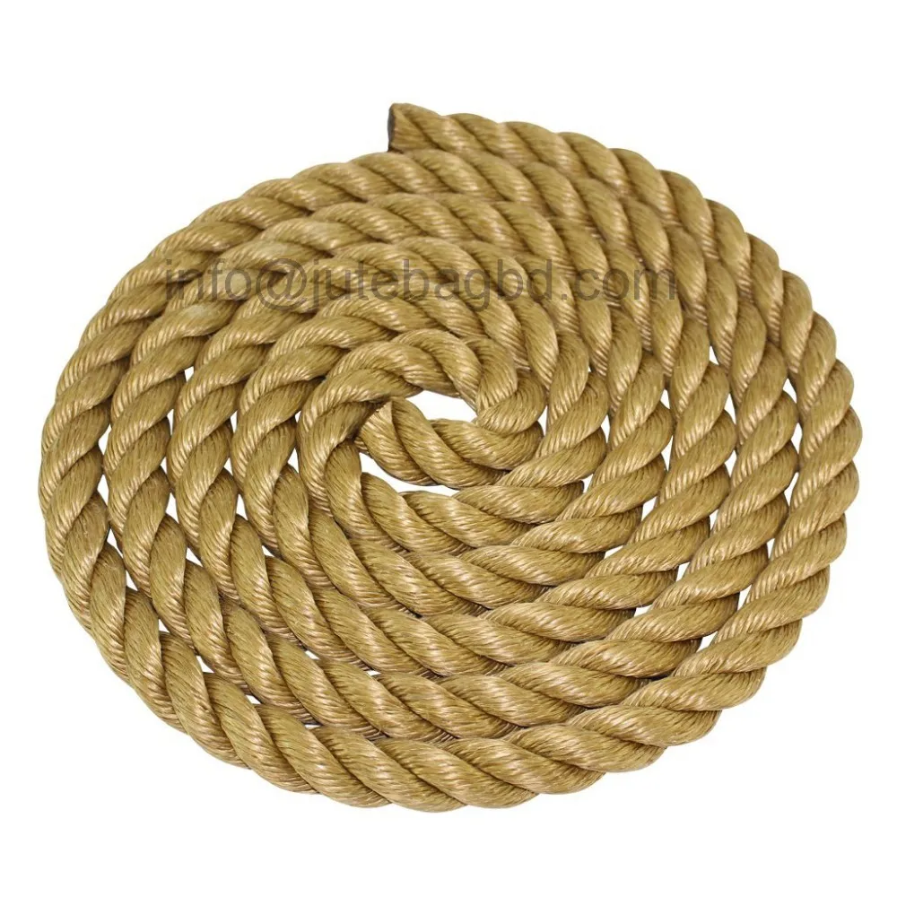 Jute Rope Bangladesh Jute Twisted Cord 100% Recyclable 3-50mm - Buy ...
