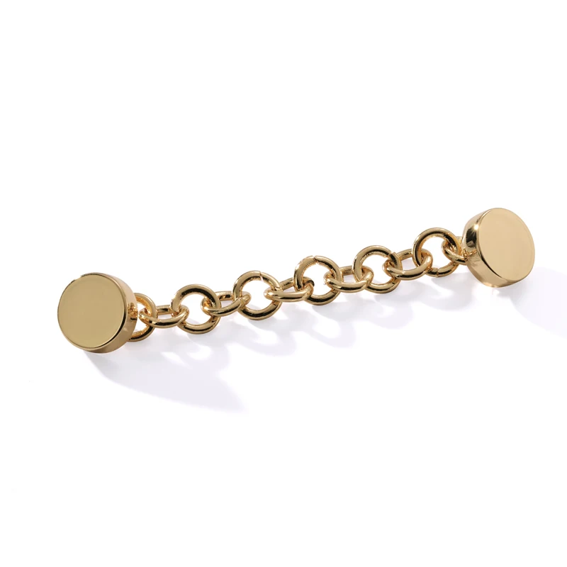 Clothing Decorative Custom Design Gold Sewing Hanging Metal Chain For ...