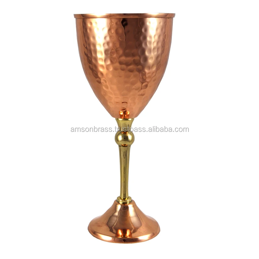 Glass Metal Brass Handmade Silver Plated Wine Goblet - Buy Cocktail ...