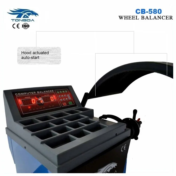 Tongda Precision Wheel Balancer Machine CB 580 CE Approved