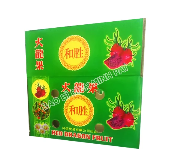 Vietnam Fresh Dragon Fruit Packaging Carton Box - BMP-CARTONBOX
