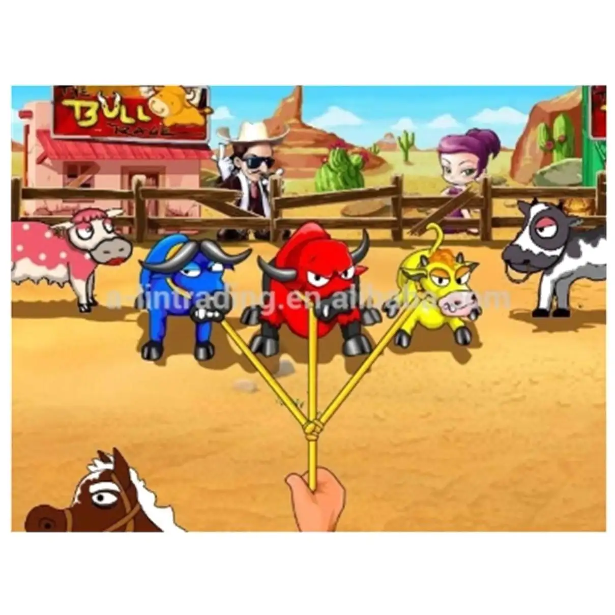 Arcade Monnayeur Machine COOL COWBOY Enfants Jeu-Machines de jeux-ID de ...