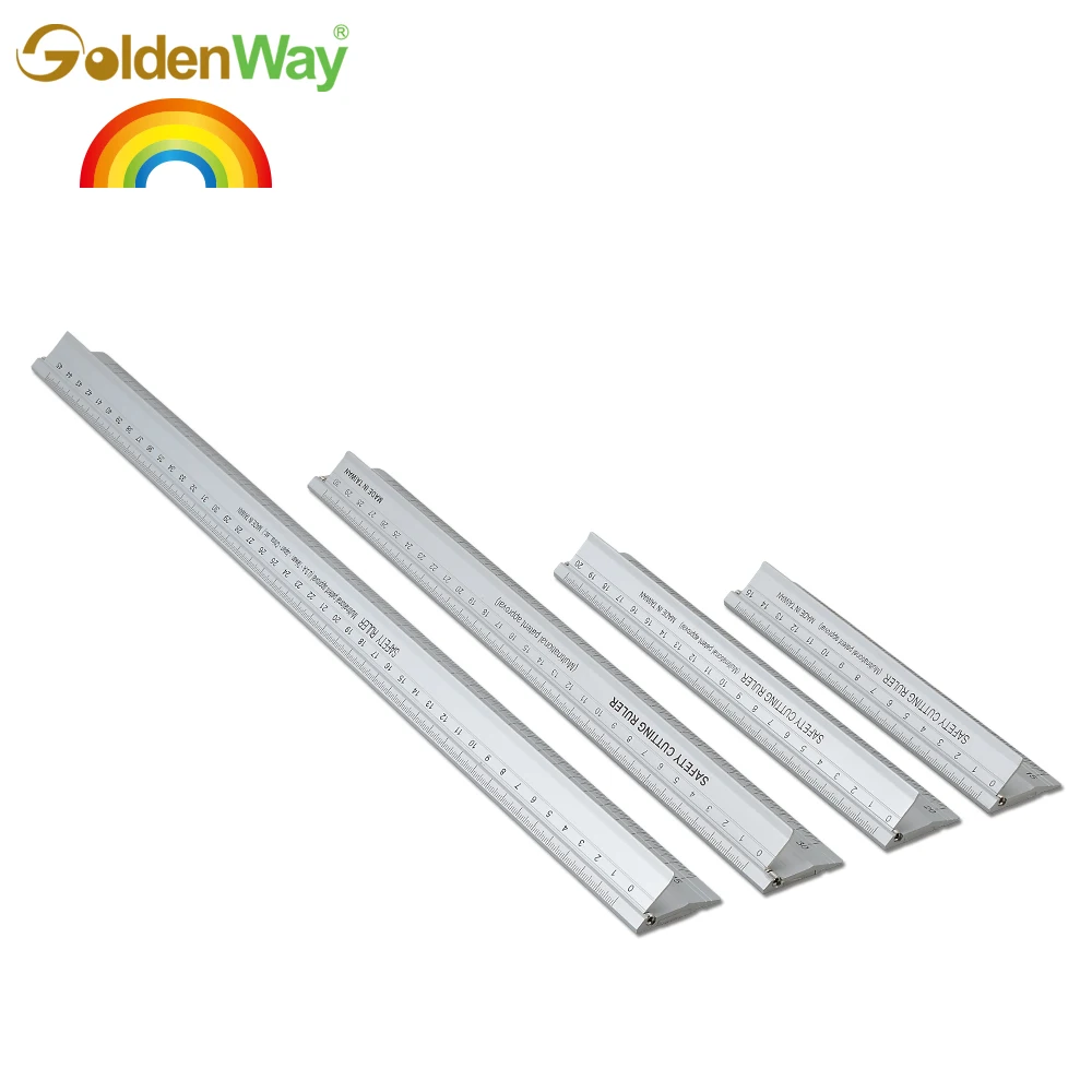 30cm Promotional Non Slip Safety Cutting Ruler - GOLDENWAY