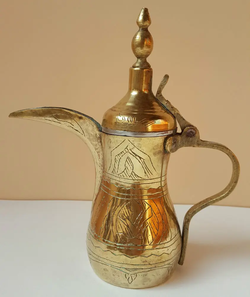 Arabic Dallah Tea Coffee Pot Set For Dinner Table & Kitchen Decorative ...