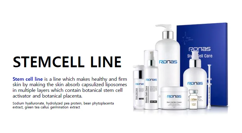 Ronas Stem Cell Solution - Anti-Aging Korean Skin Care Gel for All Skin ...