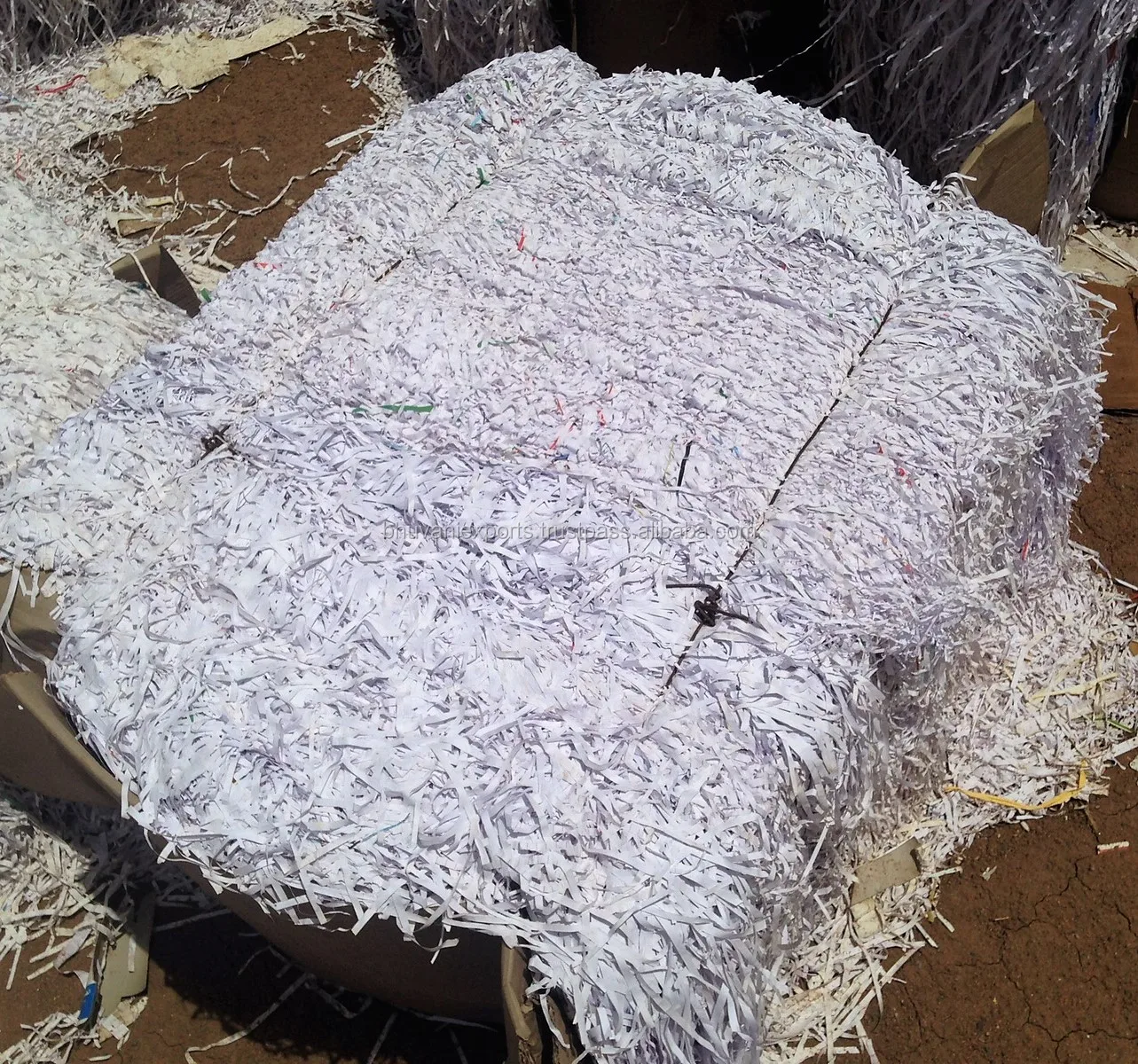 Sorted Office Papers High quality Paper scraps White shredded office ...