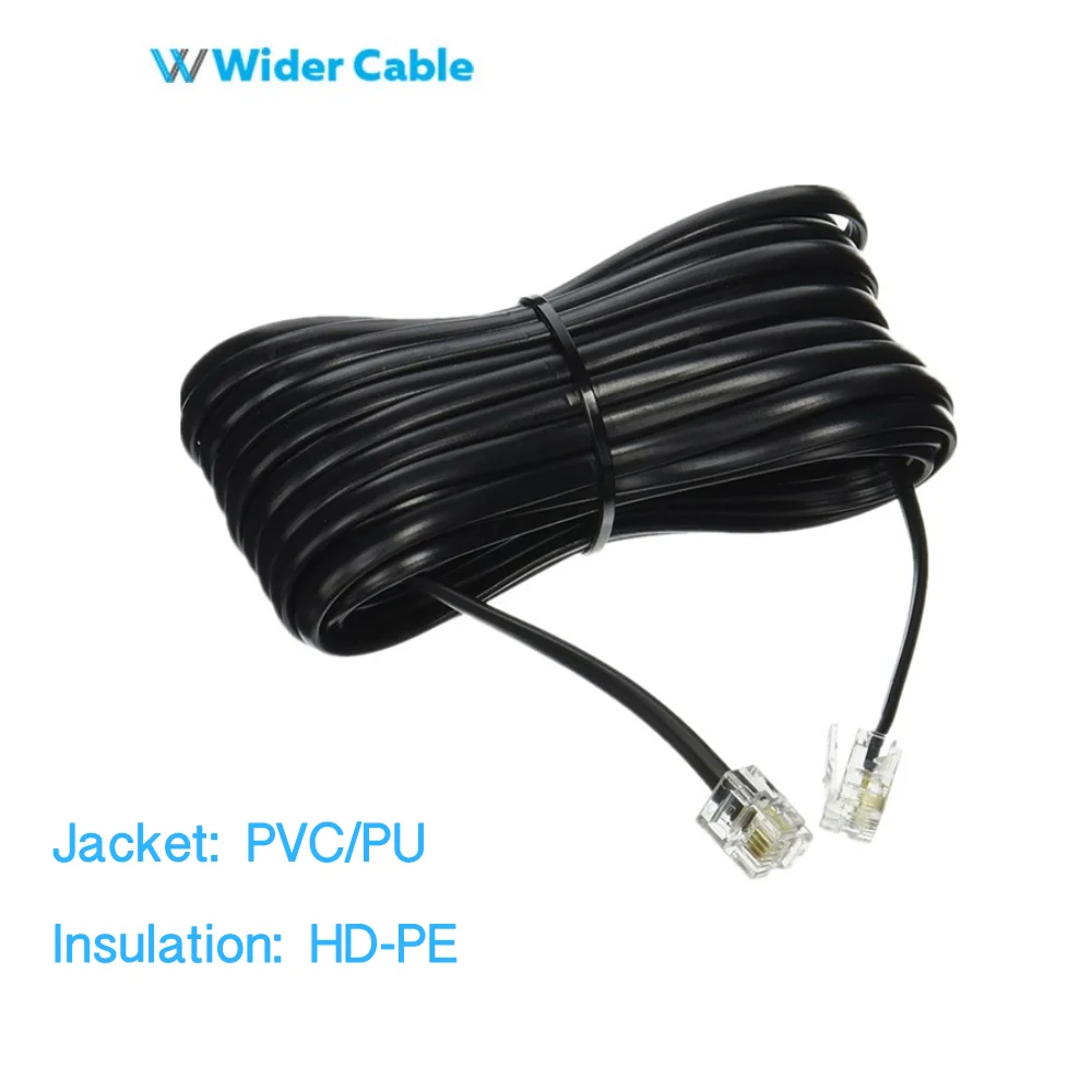 Factory Wholesale High Speed Cable Telephone Rj11 28awg Ul20251 Spiral ...