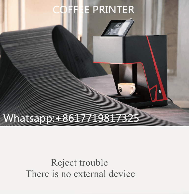 OEM DIY Edible Ink Coffee Printer Cappuccino Coffee Foam Printer ...