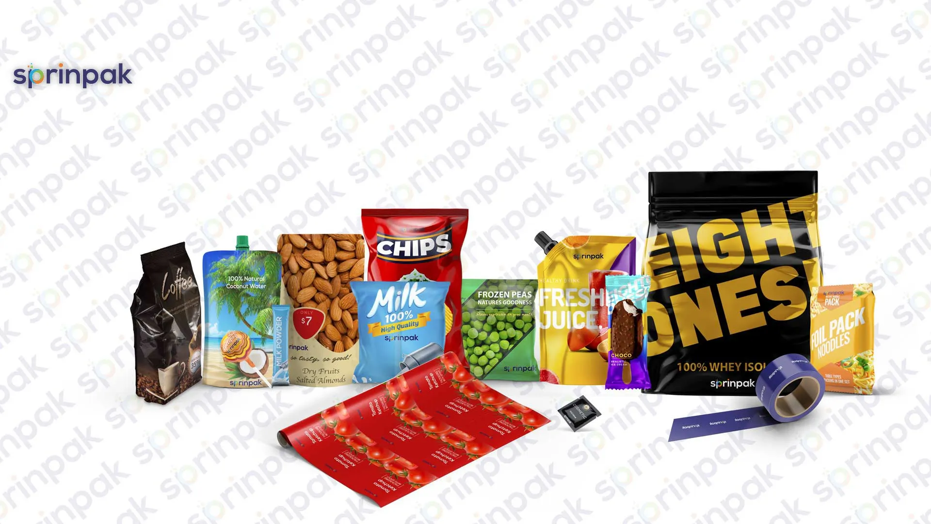 Multilayer Packaging Plastic Film Roll - Buy Food Packaging Film ...