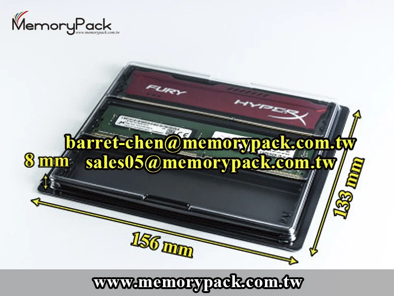 Desktop Memory Case Esd Tray Case For Ddr Dram Long Dimm Module 3 Count ...