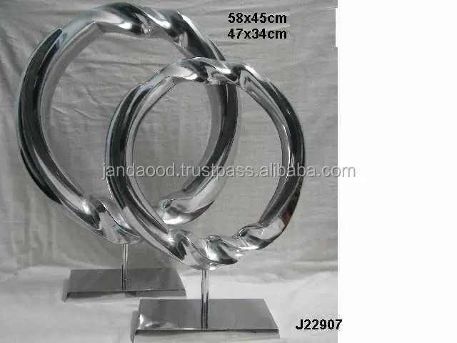 Home Decor Metal Sculptures - Abstract Cast Aluminum Art in All ...