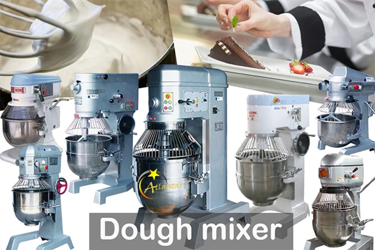 Electric Standing Baking Shop Machines Planetary 80 Liters Dough Mixer ...