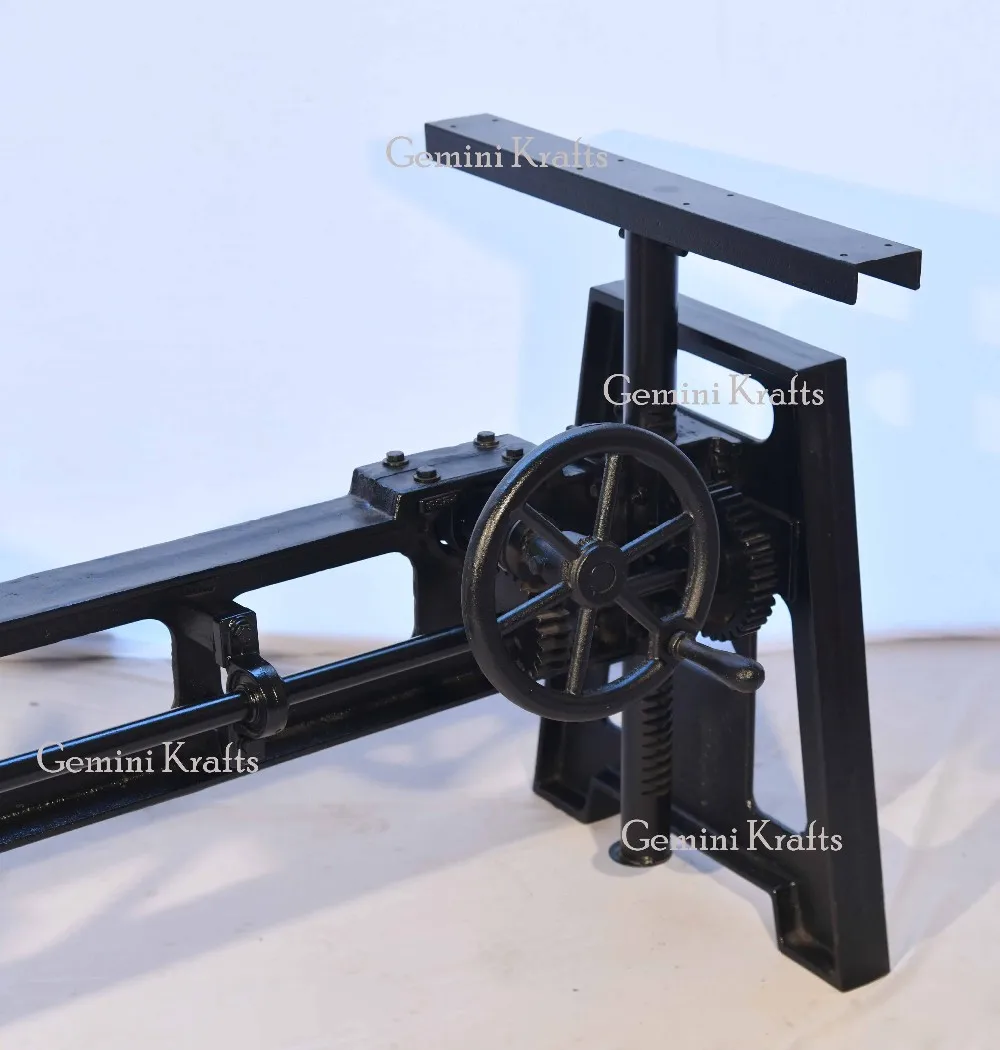 Industrial Crank Mechanism Dinning Table Base - Cast Iron