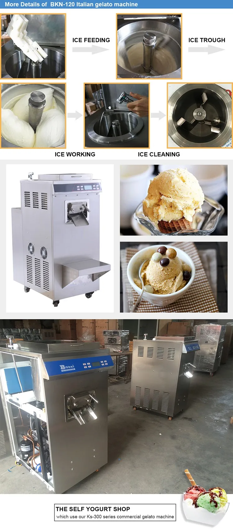 Italian Gelato Machine Batch Freezer Italian Ice Cream Machine - Buy ...
