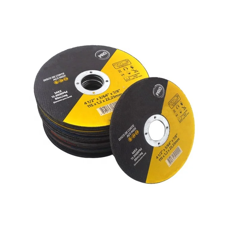 500 Pack - 115 X 1 X 22 Mm Ultra Thin Stainless Steel Cuttings Disc ...