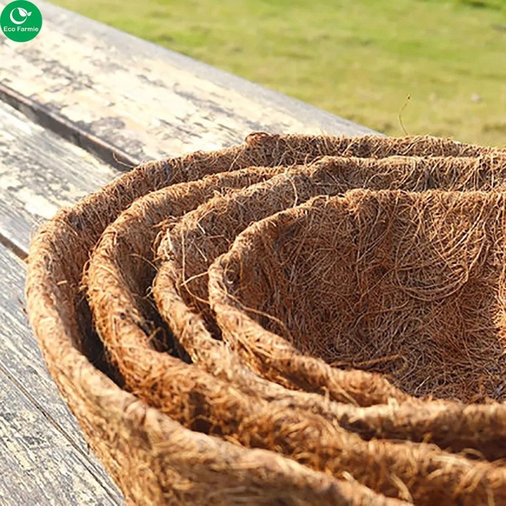 Eco Friendly Coconut Fiber Pots/ Coco Peat Coir Pot For Seed Nursery ...