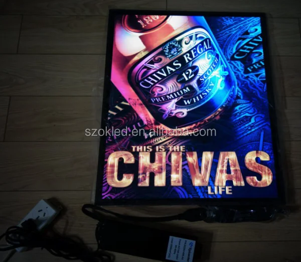Animated Customize EL Advertising Posters Panel Display
