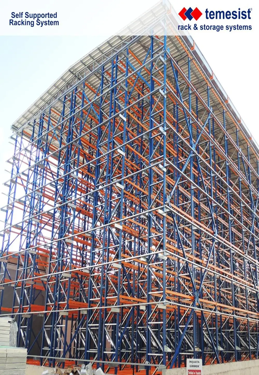 Turnkey Industrial Metal And Steel Rack Clad Warehouse Storage System ...