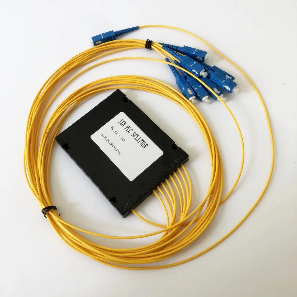 1x2 1x4 1x8 1x16 1x32 Abs Plc Fiber Optical Splitter Module Cassette Sc ...